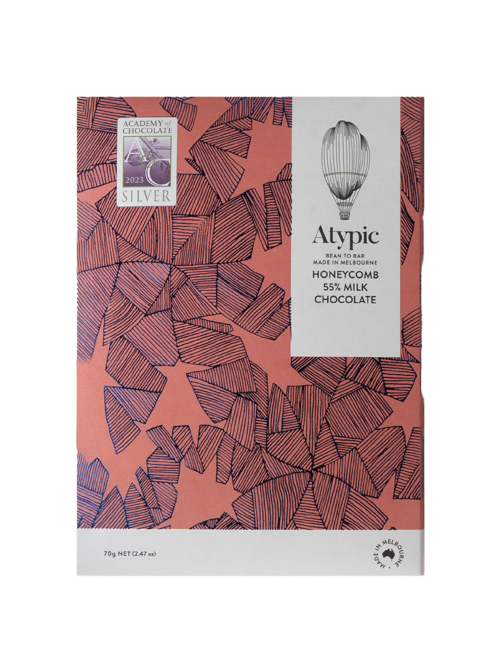 55% Milk Chocolate with Honeycomb – Atypic Chocolate